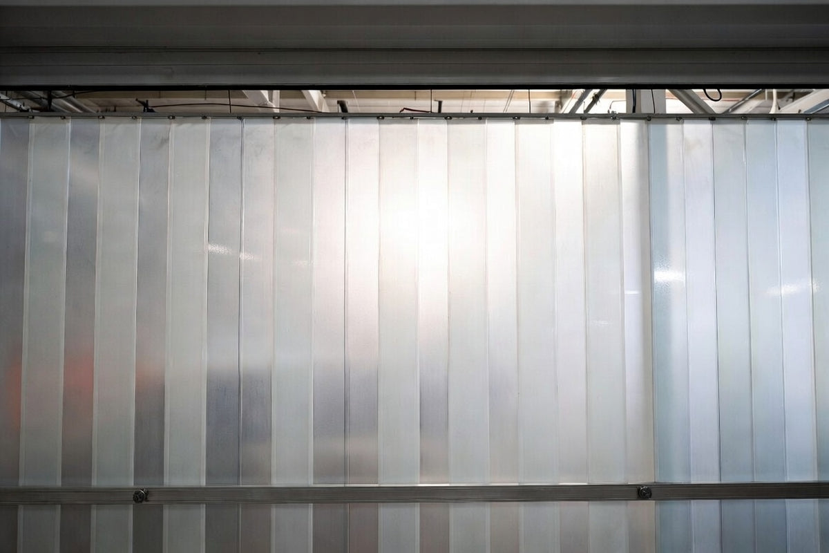 Frosted Strip Curtain Kit - Select Your Size – Plastic Strip Curtain