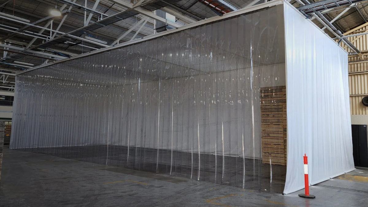 Plastic Strip Curtain Custom Kit