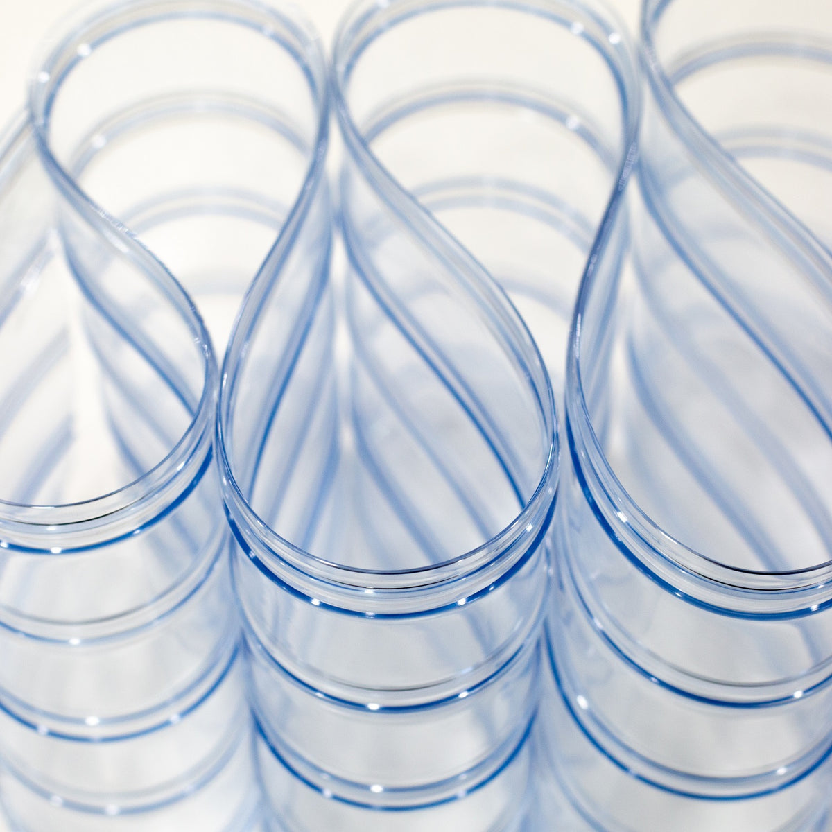 PVC Replacement Strips, Ribbed Clear – Plastic Strip Curtain