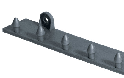 Strip Curtain Door Hanger Choose your Own Size - Cross-linked Polymer ...